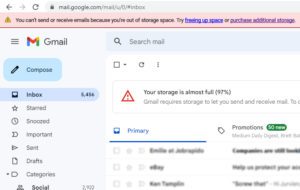 Quota Exceeded: How to Fix The "Gmail is Out of Space" Issue