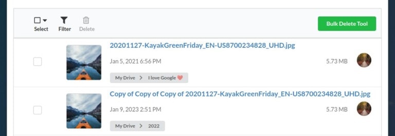 View and Delete Your Duplicate Files with Filerev | Filerev