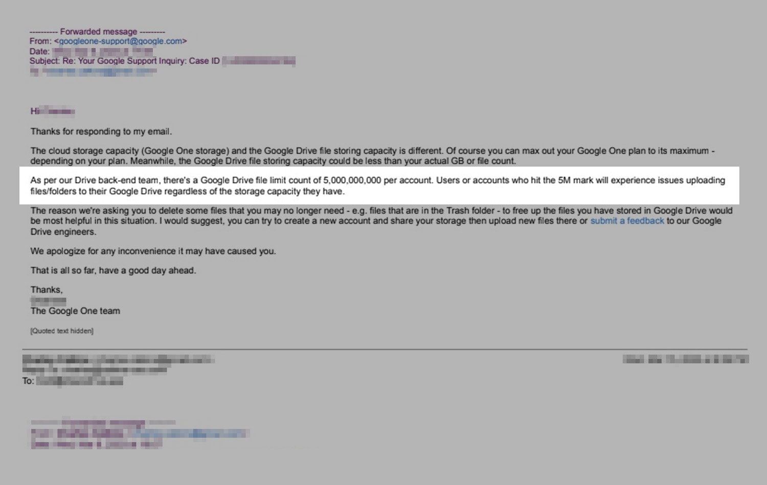 Your Google Drive Hit a File Limit: What Do You Do Next?