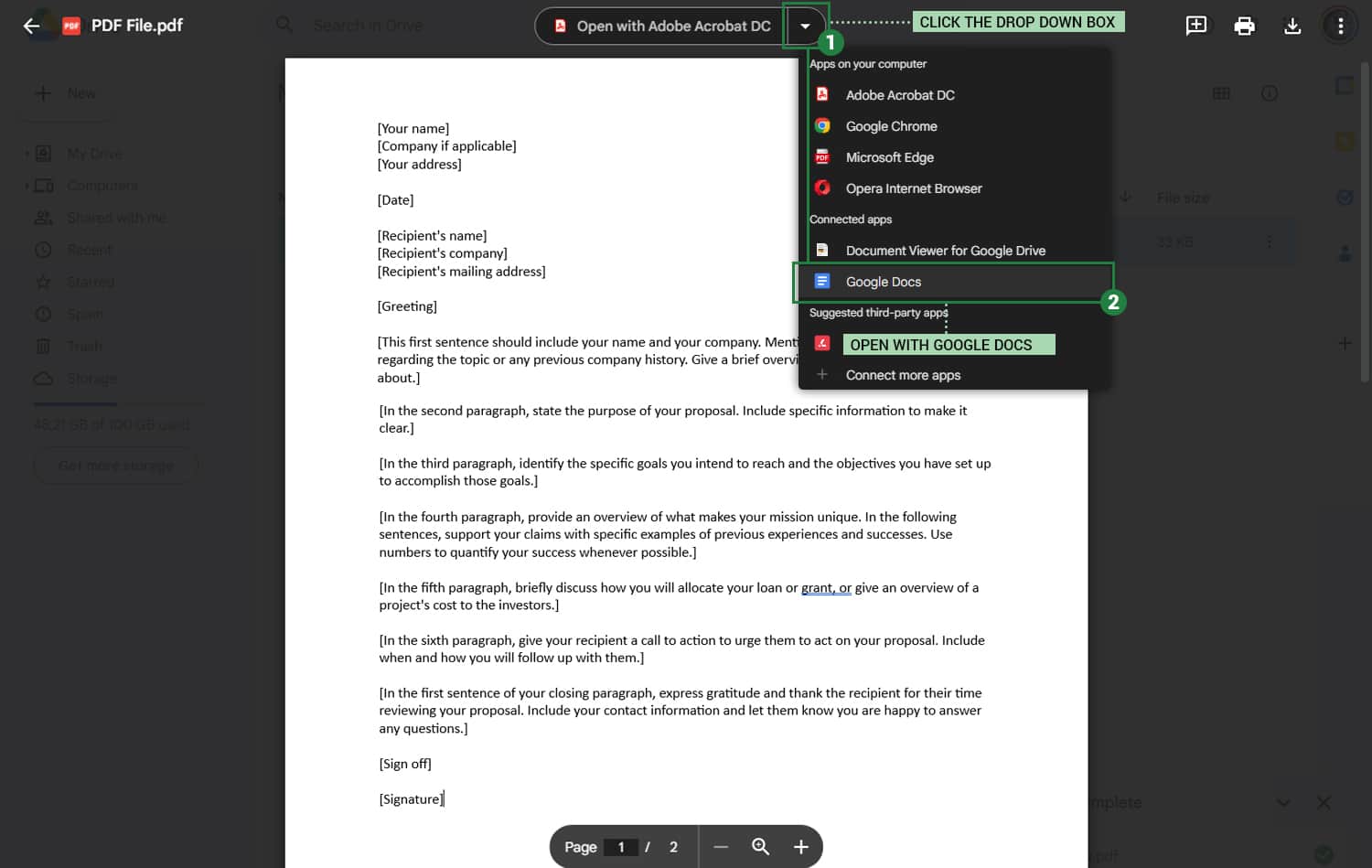 Quick Guide: Convert PDFs to Word on Google Drive