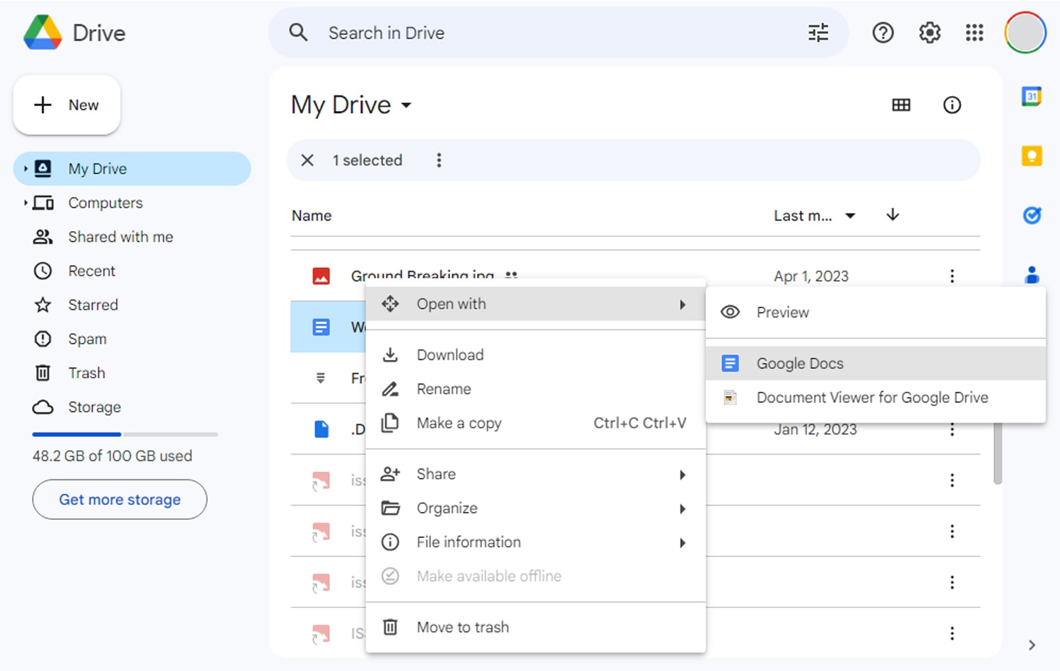 Differences Between Google Drive Web and Desktop Versions