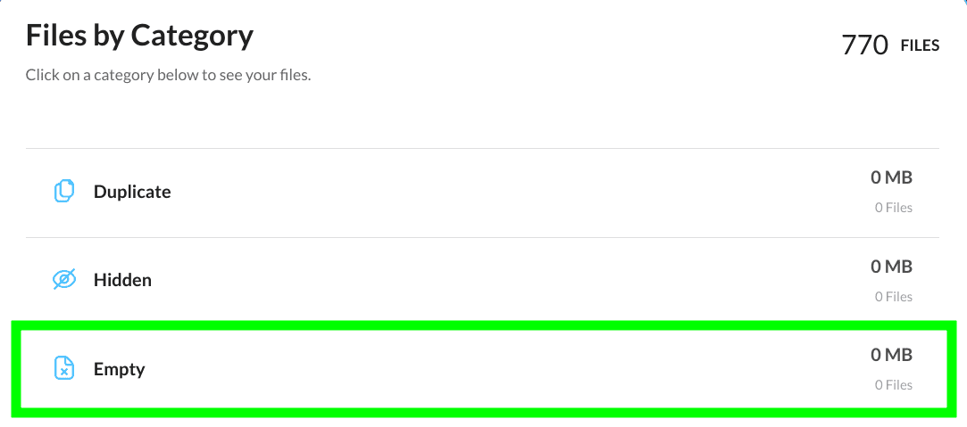 View And Clean Up Empty Files And Empty Folders Filerev