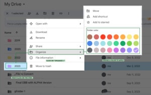 Organize Google Drive: Color Coding, Stars & Priority