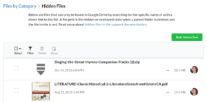 View and Clean Up Hidden Files | Filerev
