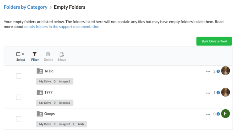 View and Clean up Empty Files & Empty Folders | Filerev
